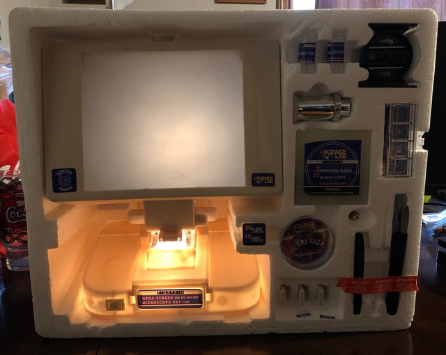 Einstein Microscope Set for Kids 62pc Science Lab Excalibur Electronics ...