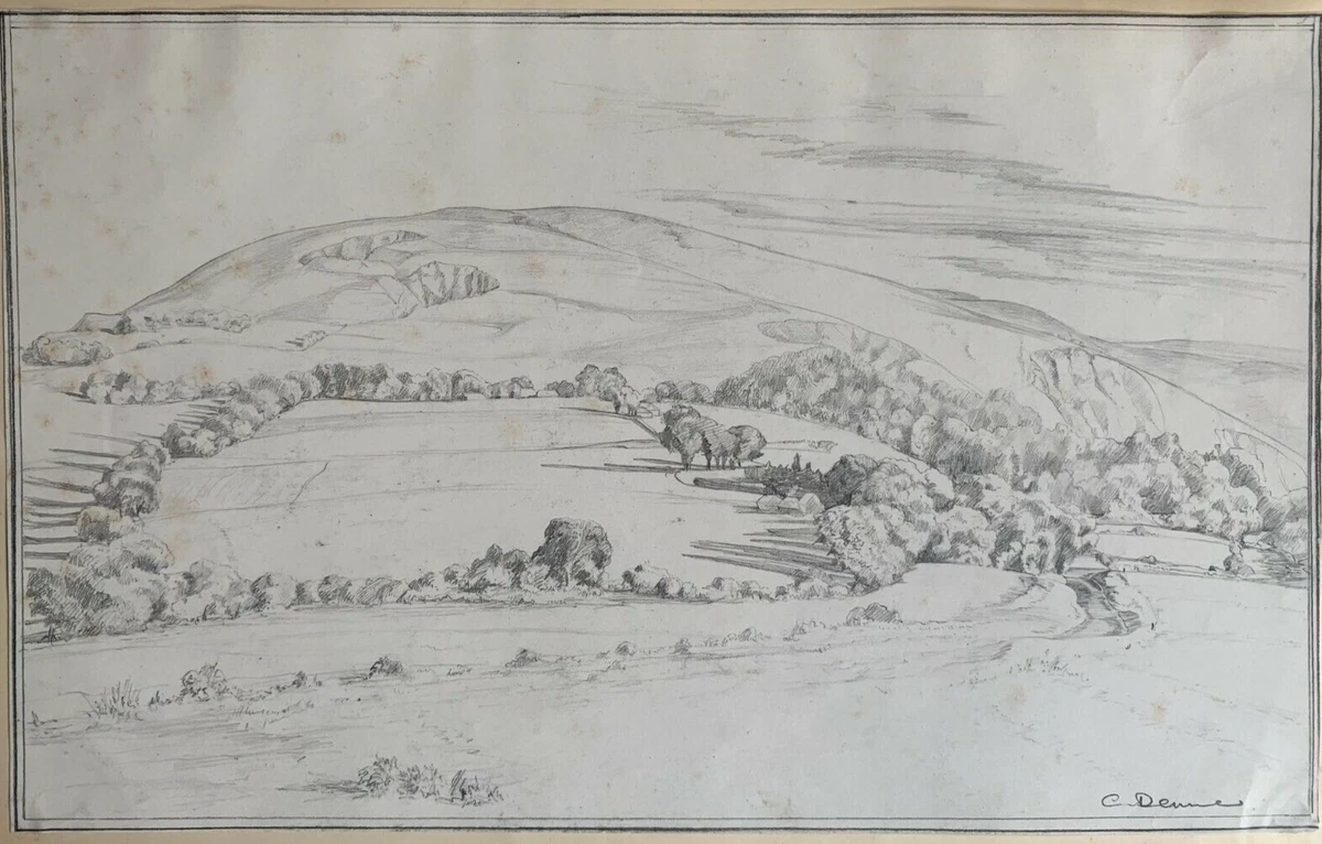 Pencil Drawings Of Hills