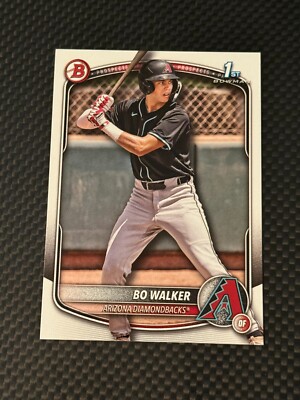 2025 Bowman Baseball #BP-92 Bo Walker 1st Bowman Prospect - Arizona ...
