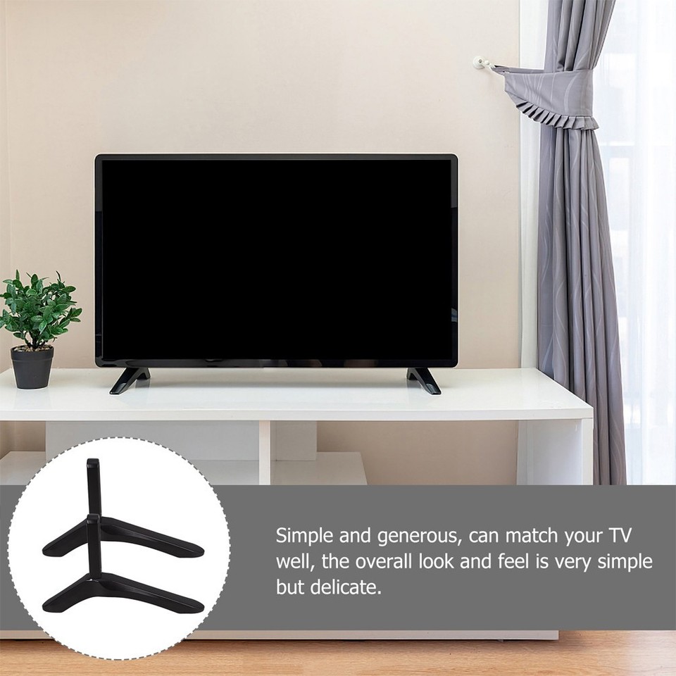 Televisions Tabletop Leg Tv Stands for Living Room Small Bedroom Base ...