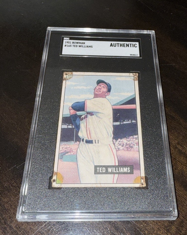 Vintage Baseball Card Lot Graded By SGC-Ted Williams, Willie McCovey ...