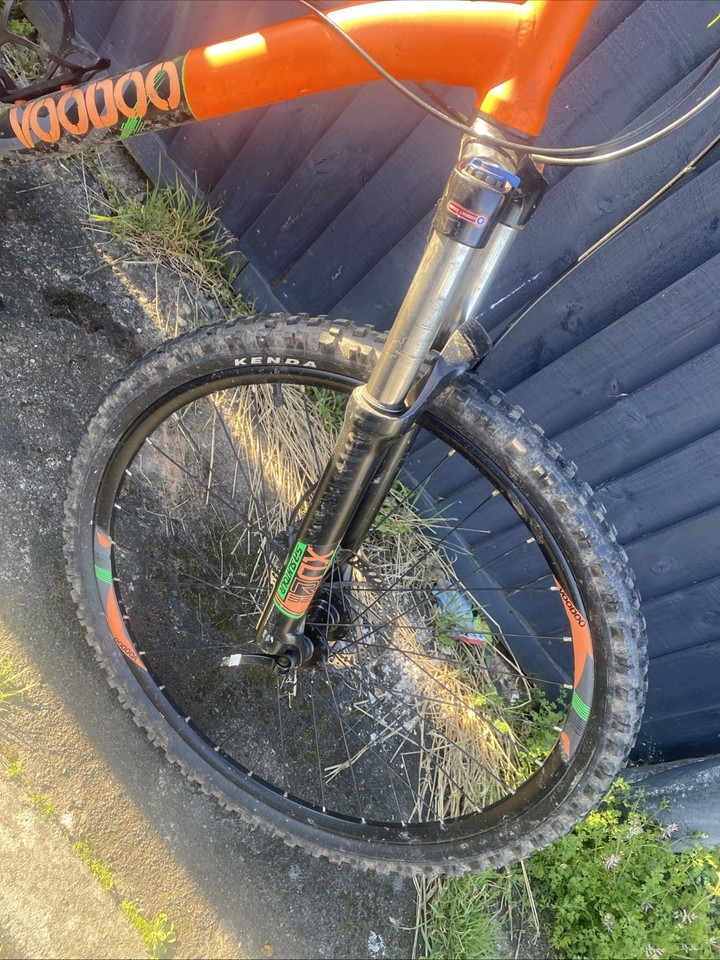 Neon Orange Voodoo Nzumbi 26 Inch Wheels Hard Tail Good Condition | eBay UK