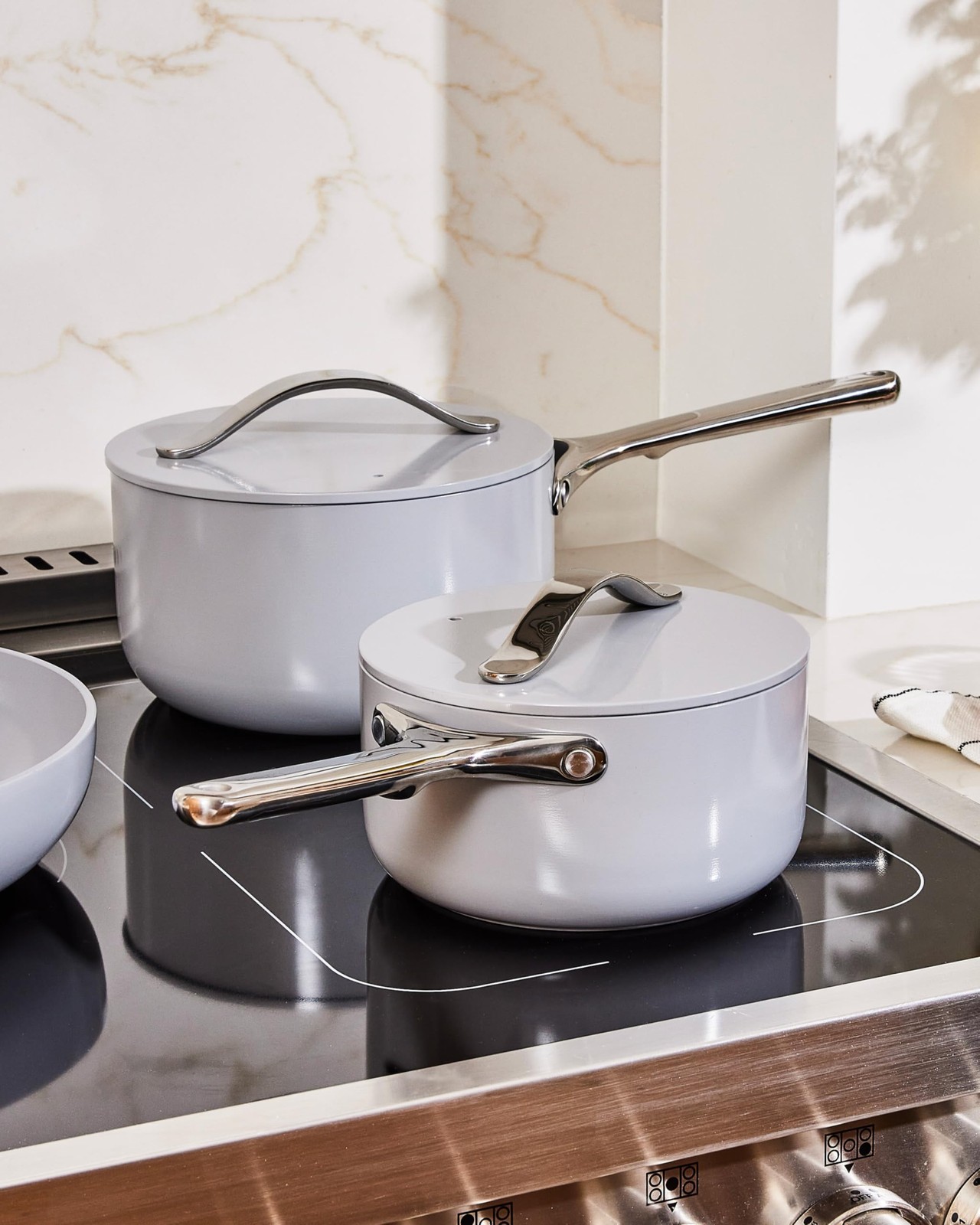 Nonstick Ceramic Sauce Pan with Lid (1.75 qt) - Non Toxic, PTFE & PFOA ...