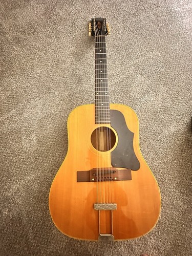 Gibson 12-String Guitar with Case Vintage Player | eBay