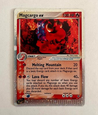 Pokemon Card Magcargo Ex 2003 Dragon 95/97 - Very Good Condition | eBay