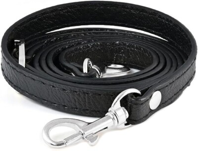 Leather Purse Strap Replacement Black Leather Crossbody Strap ...