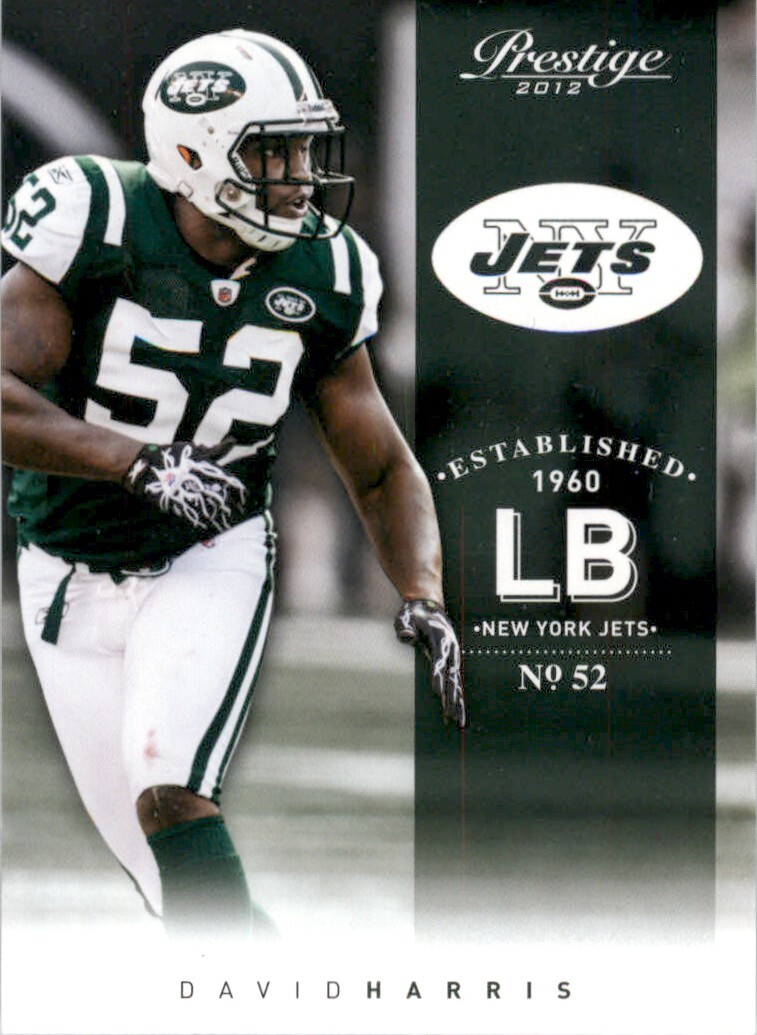 2012 Panini Prestige David Harris New York Jets #135 Football Card | eBay
