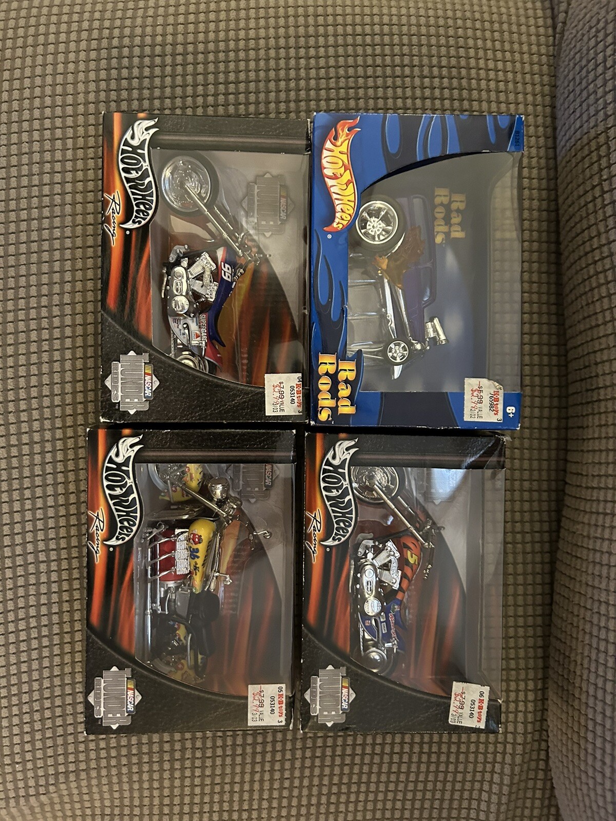 Hot Wheels Rad Rods And Assortment of motorcycles! Lot of (4)! Brand ...