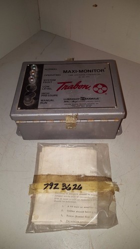 Trabon Maxi-Monitor Time Operated Controller, WDX-1-1-1-1-1-1-1, 163 ...