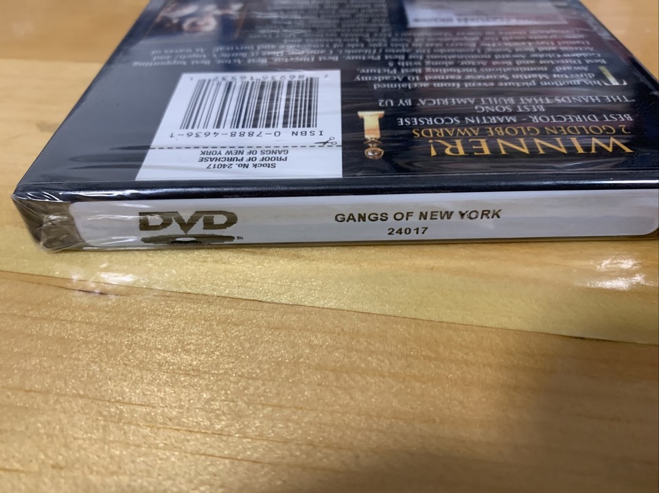 Gangs of New York (DVD, 2003, 2-Disc Set) BRAND NEW SEALED Mint More ...