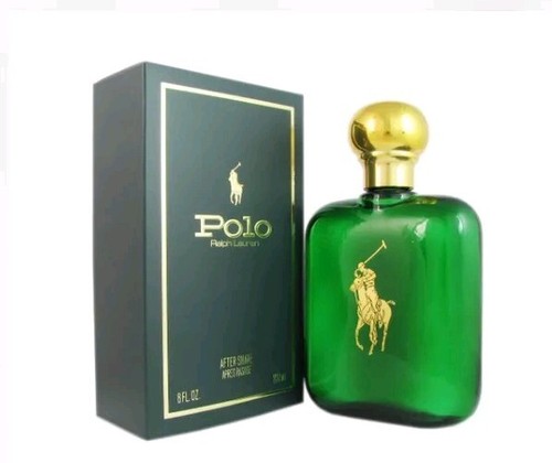 POLO Ralph Lauren Men's GREEN 8 OZ /237ml After Shave Splash Vintage ...