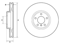 Delphi BG9155C Brake Disc for sale online | eBay