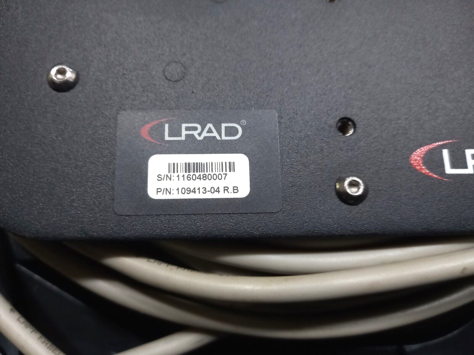 LRAD LRAD-100X 109413-04 R.B Portable Communication System LRAD-X | eBay