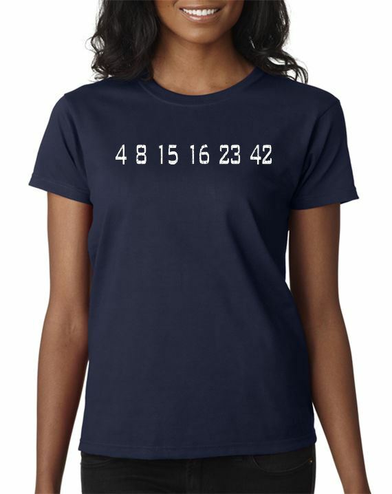 Lost Numbers T-shirt TV Show 5 Colors S-3XL | eBay