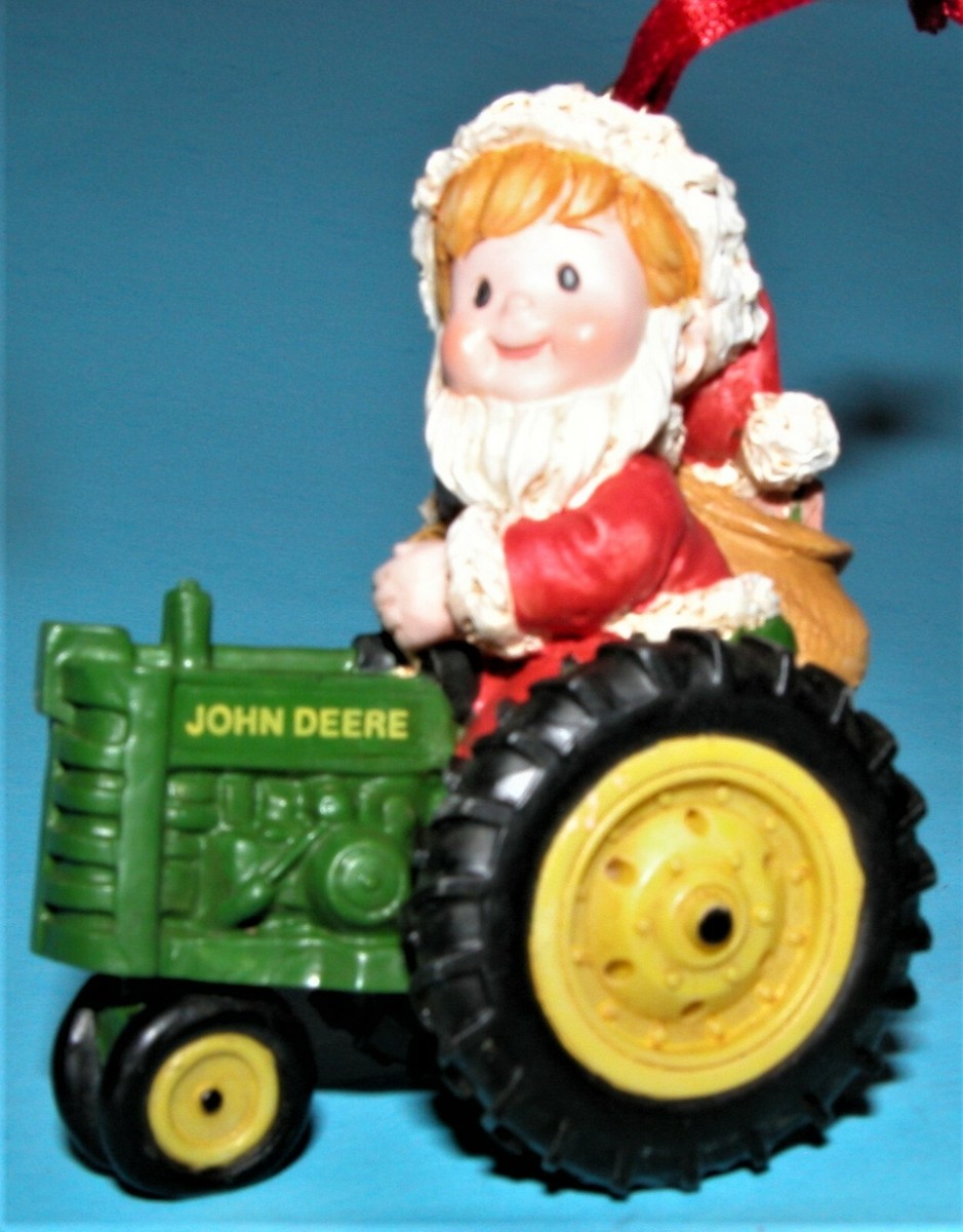 Santa Riding A John Deere