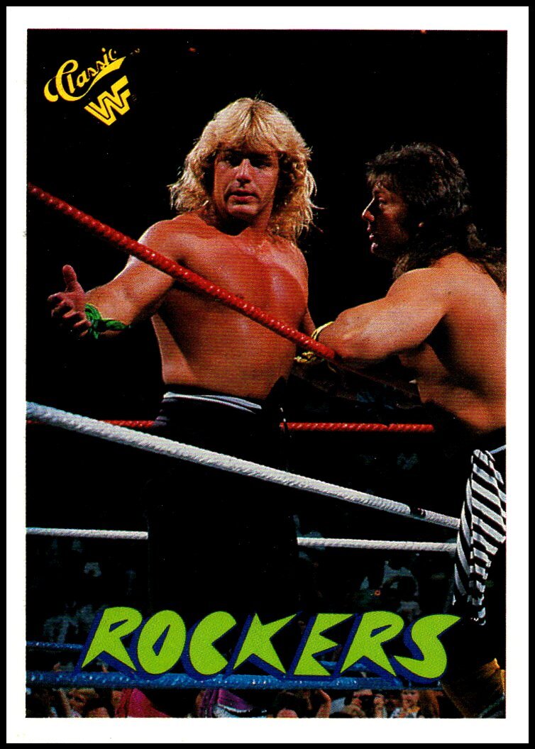 1990 Classic WWF #28 Rockers - Shawn Michaels & Marty Jannetty FREE ...