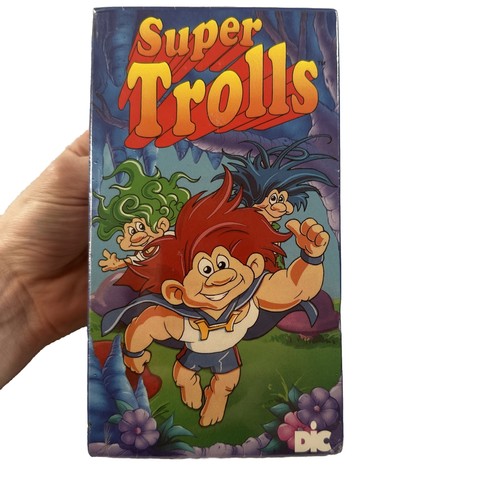 *Super Trolls RARE Video 1992 VHS cartoon animation San Francisco wizard* *NEW* 765362371037 | eBay