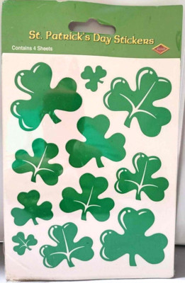 Shamrock Stickers (contains 4 sheets) | eBay