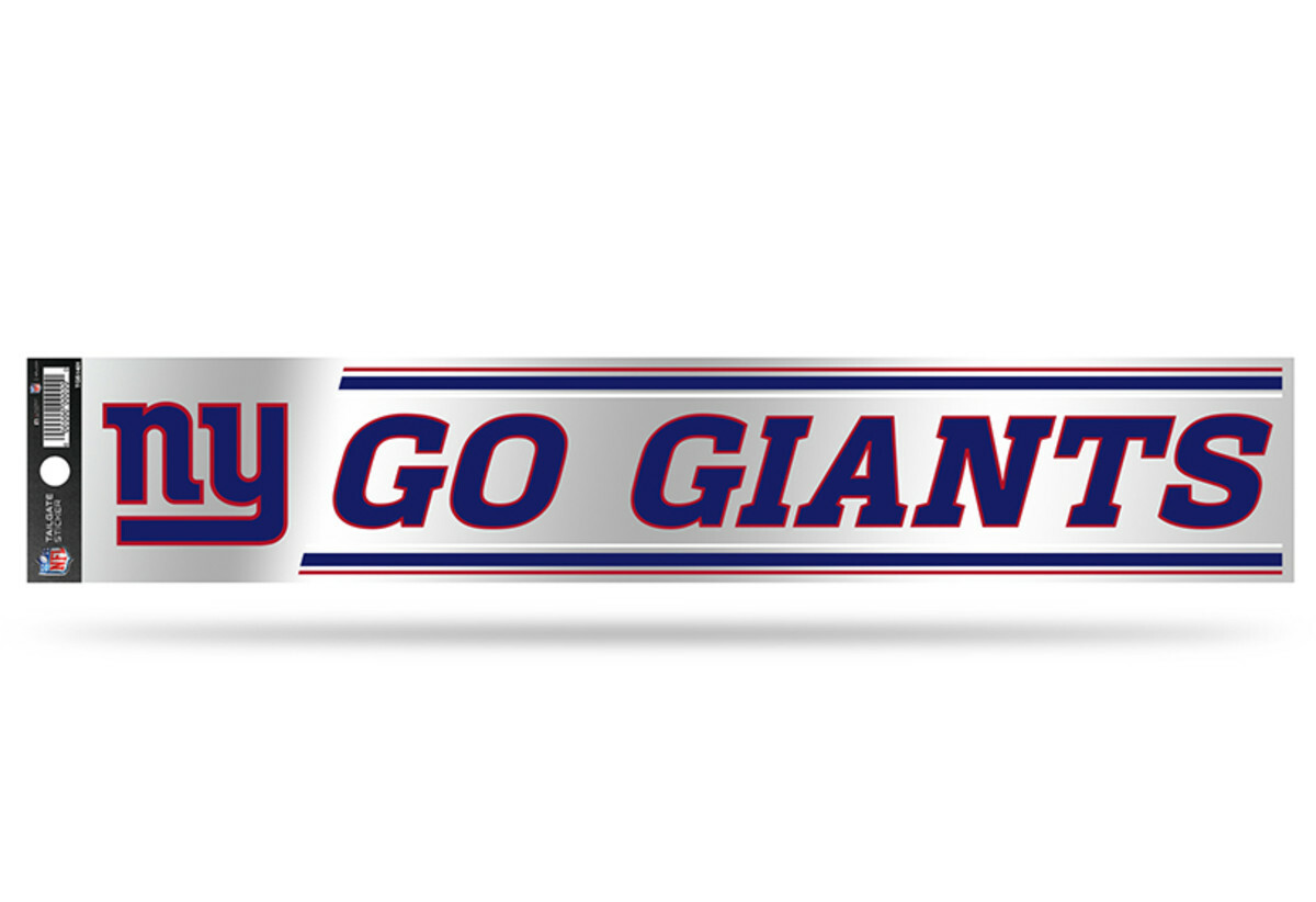 New York Giants NFL 3 x 17 Go Giants Slogan Decal FREE SHIP! | eBay
