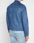 NEW EXPRESS $198 BLUE FAUX SUEDE BOMBER JACKET SZ M MEDIUM TALL | eBay
