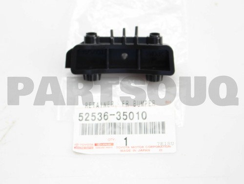 5253635010 Genuine Toyota RETAINER, FRONT BUMPER SIDE, LH 52536-35010 ...
