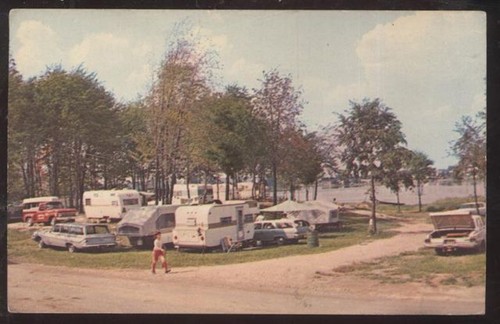 Postcard East Rochester,Ohio/OH Paradise Lake Park Camp Grounds view ...