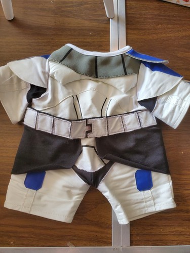 Build a Bear Star Wars Storm Trooper Suit Costume Clothes Blue White | eBay