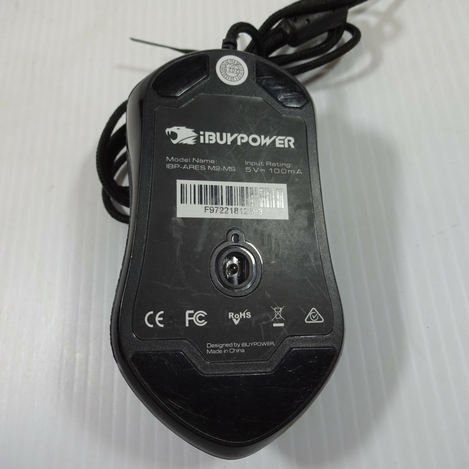 iBUYPOWER Multicolored Gaming Mouse Ares M2-MS Black Wired | eBay