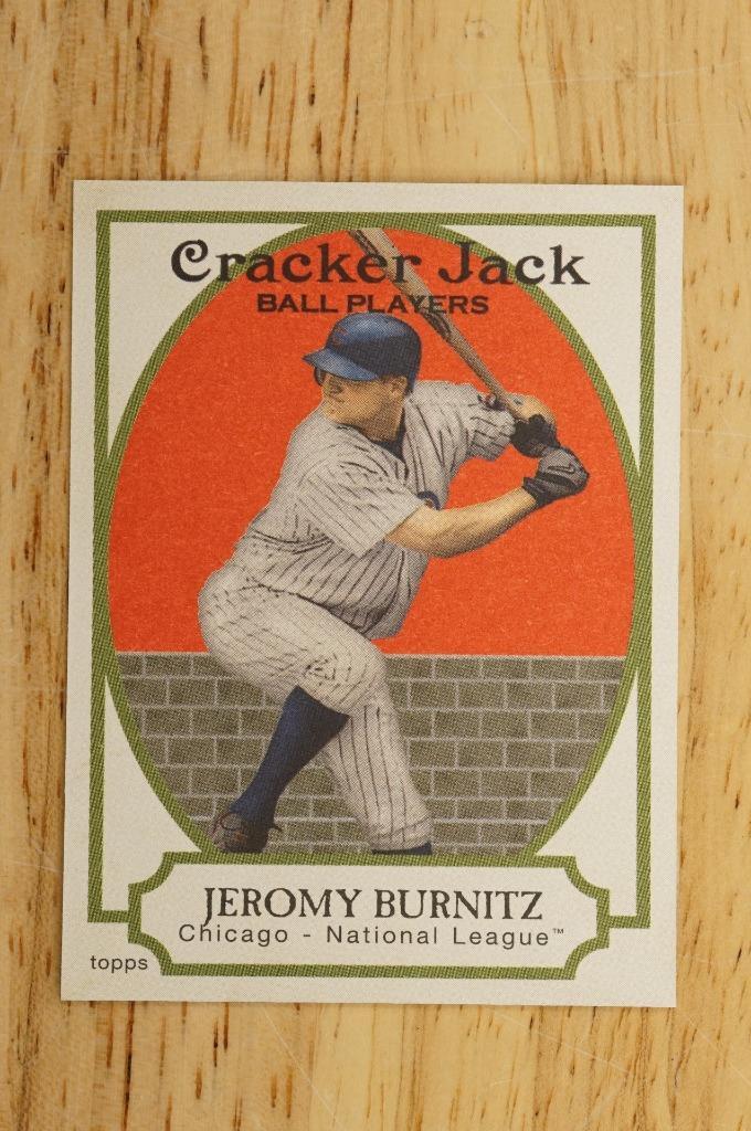 2005 Topps Baseball Card Cracker Jack Mini #229 Jeromy Burnitz Chicago ...