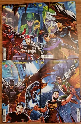 BATMAN/FAZE CLAN #1 ALL 4 BADOWER CONNECTING VARIANT COVERS DC COMICS ...