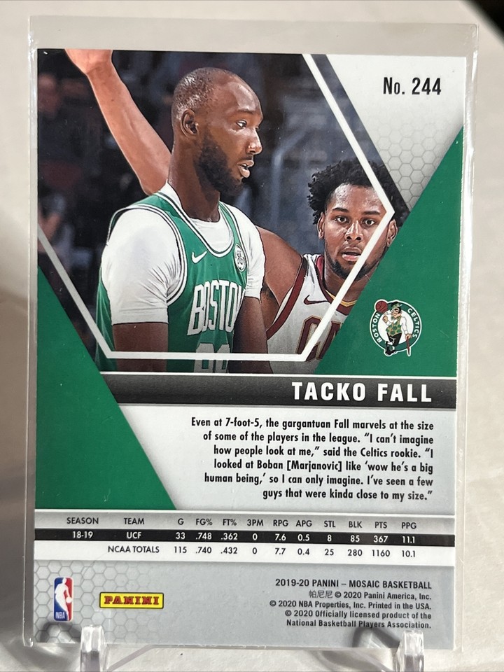 2019 Mosaic #244 Tacko Fall RC Rookie Card | eBay