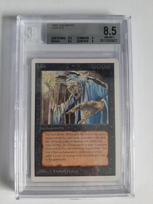 = Lich (Unlimited) = BGS 8.5 NM-MT MTG Magic the Gathering | eBay