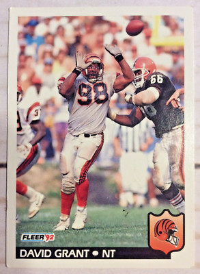 1992 Fleer David Grant NFL Football Card #56 Trading Collectors Card | eBay