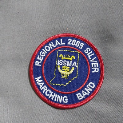 Regional 2009 Silver Marching Band ISSMA Indiana IN Iron On 3" Patch | eBay
