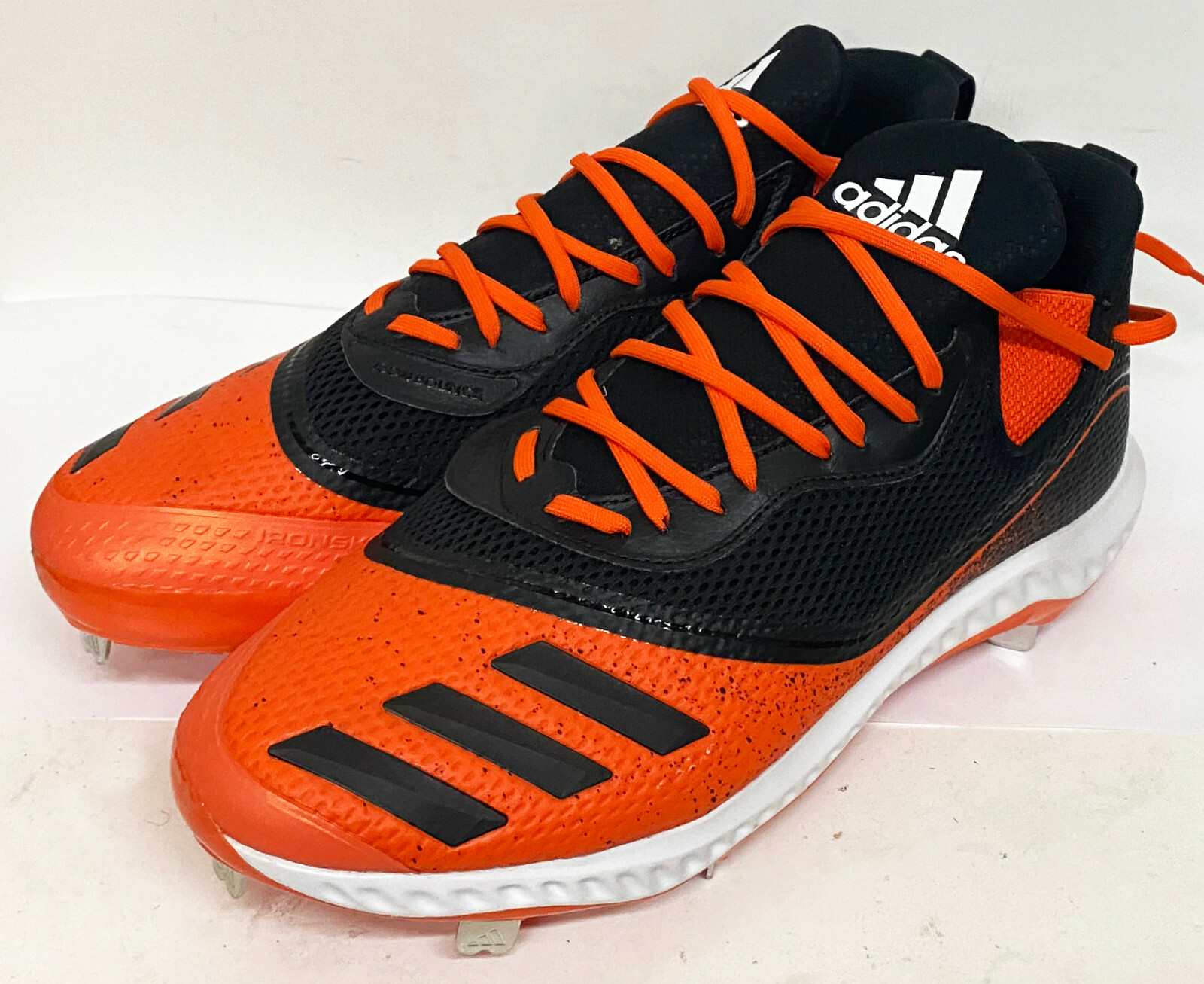 ADDIDAS Men's Icon V Bounce Metal Baseball Cleats Orange G28252 ...