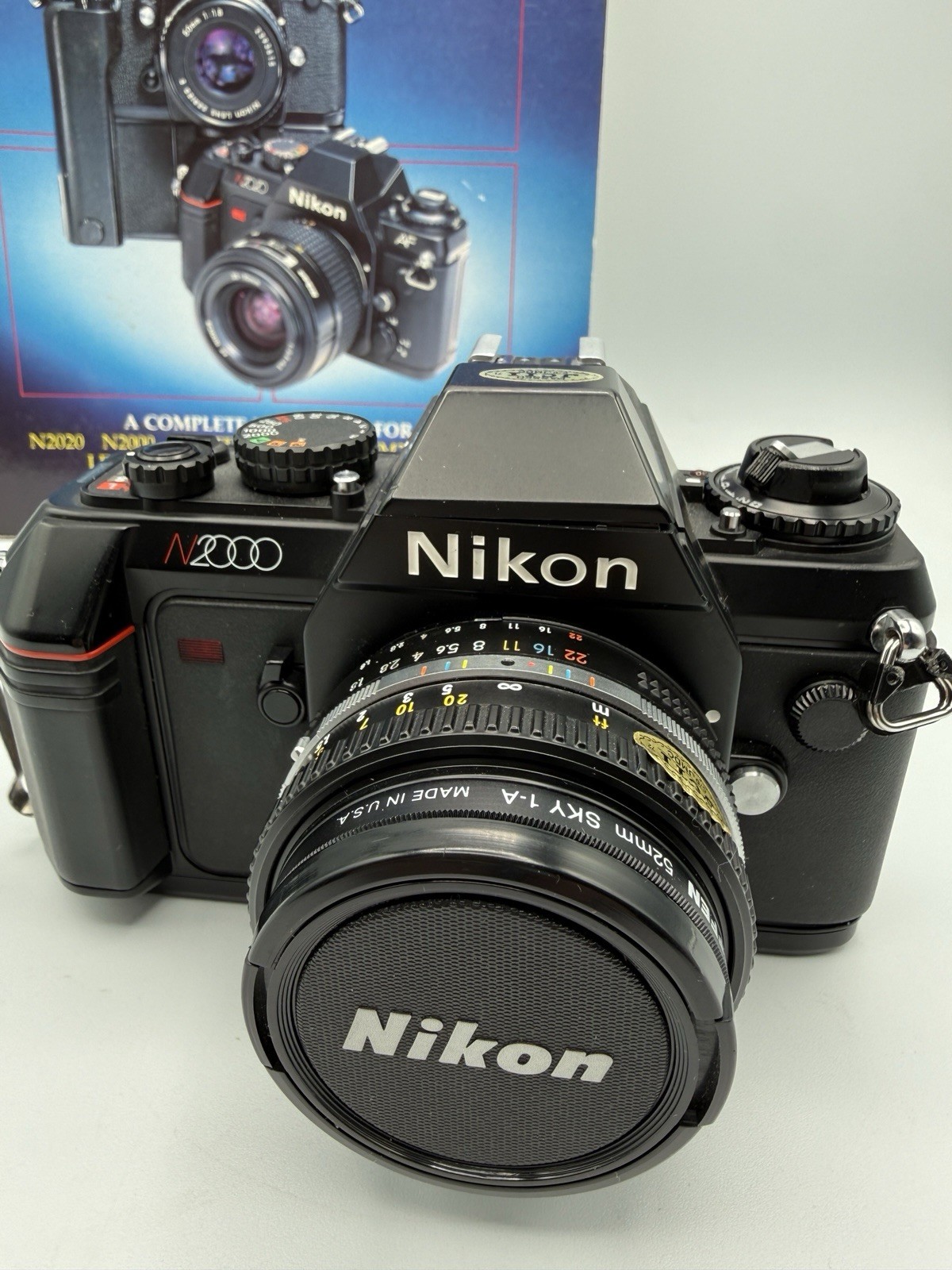 Nikon N2000 35mm SLR Film Camera w/ 50mm 1.8 Lens – Tested - Works ...
