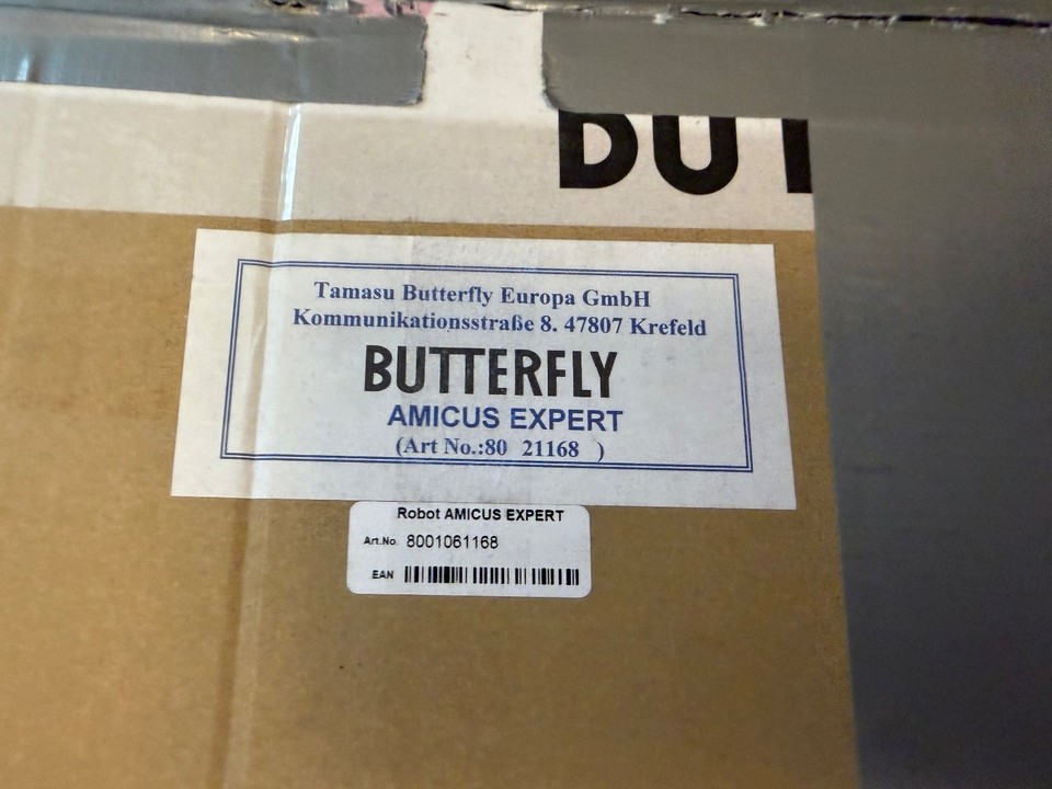 Butterfly Amicus EXPERT Table Tenis Robot RRP £2100 | eBay UK