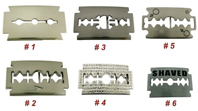 Razor Blade Belt Buckles Barber Shop Hairdresser Hair Stylist Tool ...