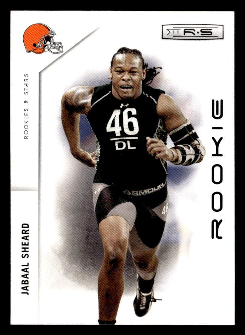 Jabaal Sheard 2011 Panini Rookies & Stars Rookie Card #193 Cleveland ...