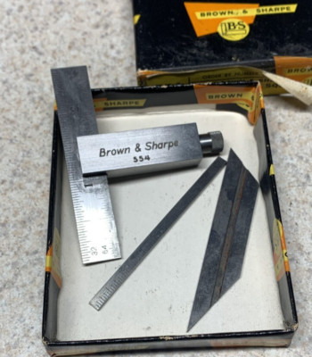 Machinist Tools: Brown & Sharpe Adjustable Square 599-554 (NEW) | eBay