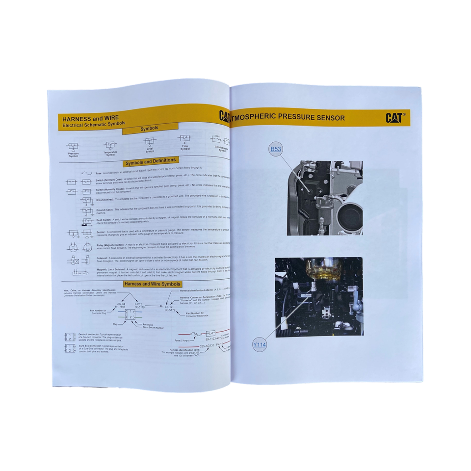 Caterpillar CAT D3B SPECIAL APPLICATION Electrical Schematic Service ...