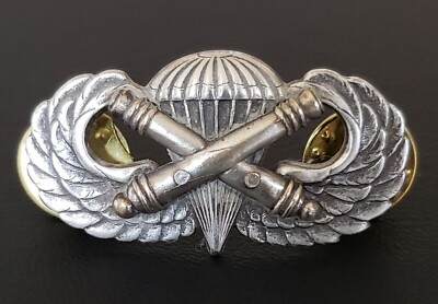 Airborne Field Artillery Jump Wing Badge US Army FA Parachutist Pin ...