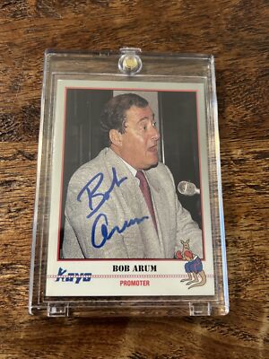 Bob Arum IP Signed Kayo Boxing Card JSA Coa Top Rank Autographed | eBay