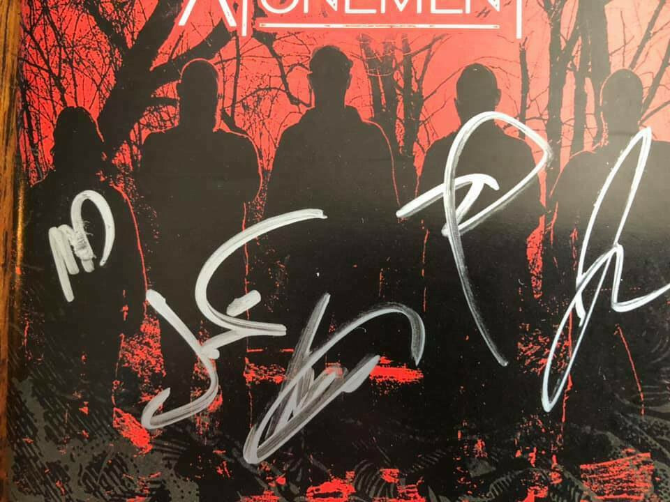 Killswitch Engage Atonement cd Rise with signed cd booklet autographed ...