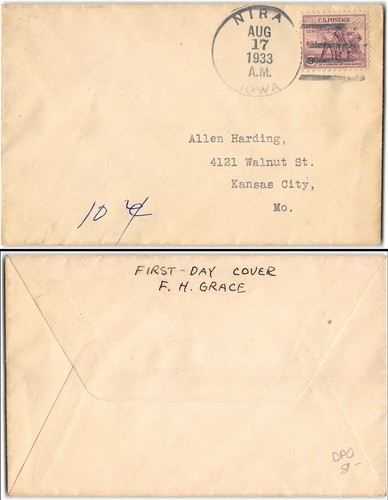 Nira IA (DPO) to Kansas City MO. 1933 | eBay