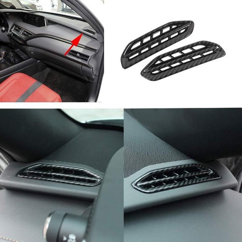 For Lexus UX 2019-2022 200 250h Carbon Fiber Dashboard L&R Air Outlet ...