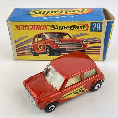 Vintage Boxed Matchbox Superfast Racing Mini Red No. 29 | eBay