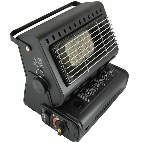 Portable Camping Gas Heater Element Safe Grill Butane Carry Handle ...