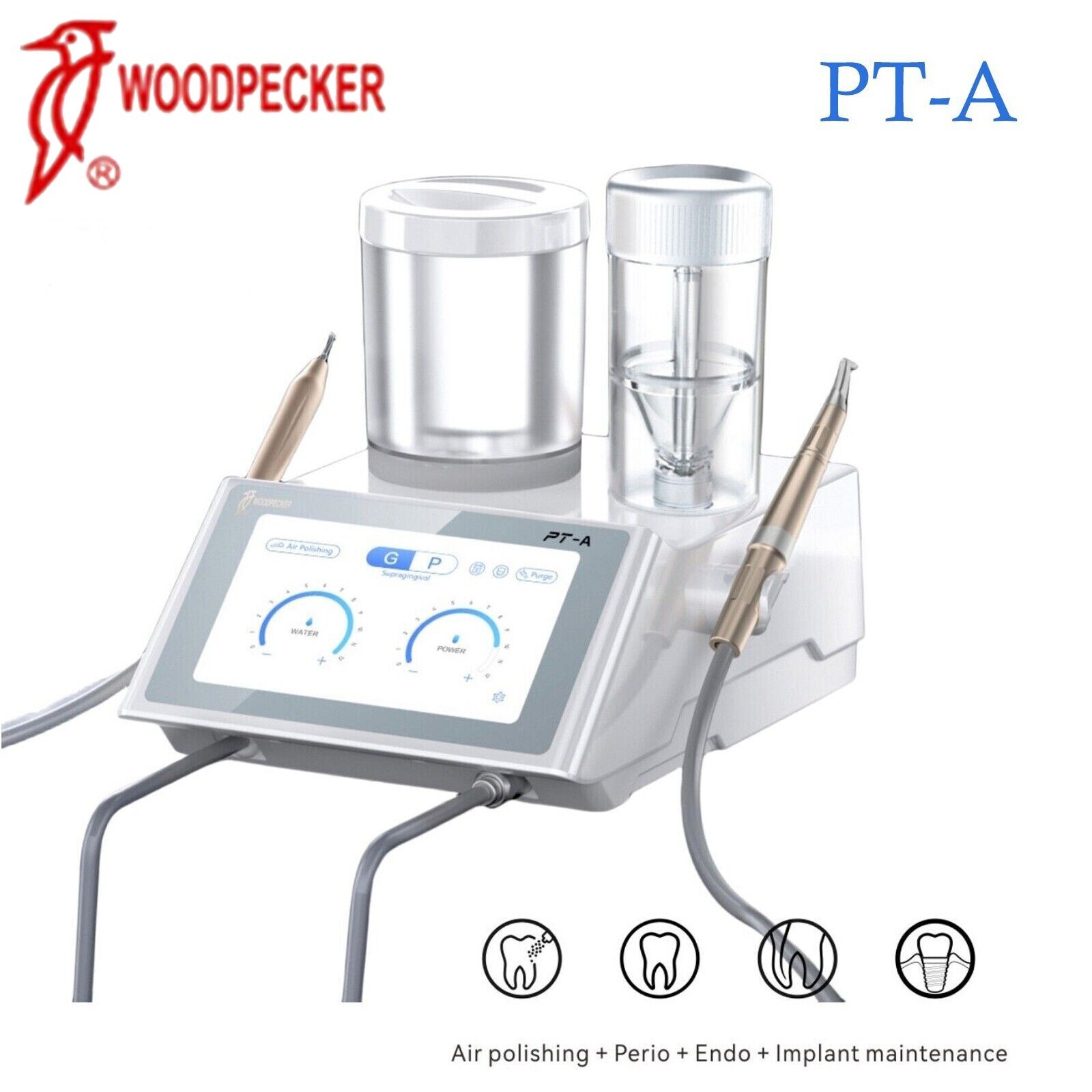 Woodpecker Dental PT-A Air Polisher & Ultrasonic Perio Scaler Combo 2 ...