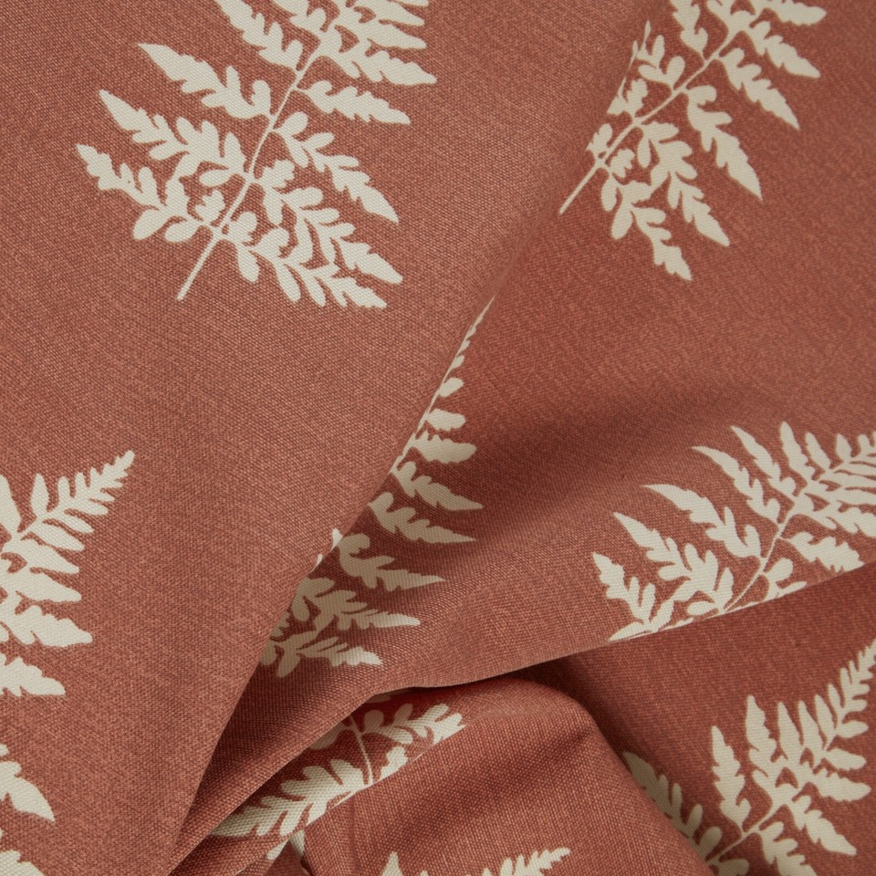 Lined Eyelet Floral Terracotta Curtains Sundour Esher | eBay UK